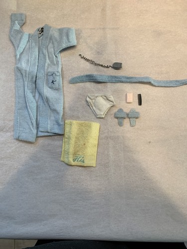 MATTEL Ken #781 & #784 TERRY TOGS SLEEPER SET 1960's clothes outfit Vtg ...