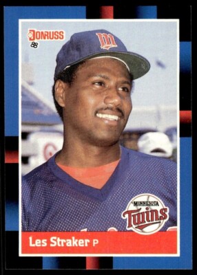 1988 Donruss #73 Les Straker Pitcher Minnesota Twins FREE shipping | eBay