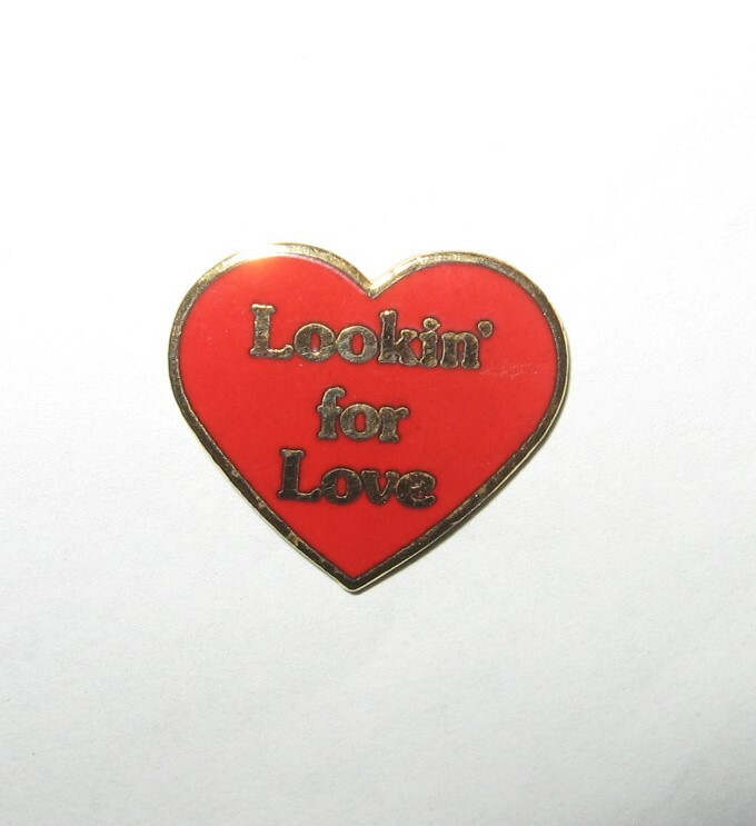 Lookin' For Love Lapel Pin | eBay