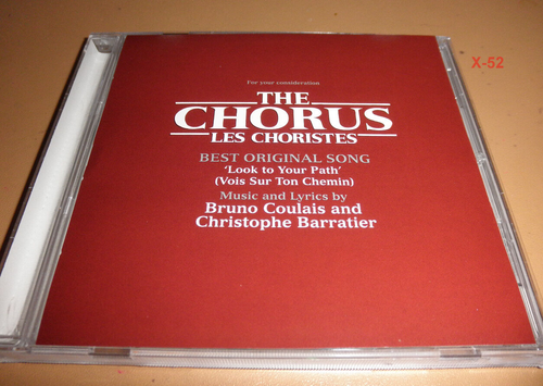 The Chorus les choristes CD cdr awards oscar promo fyc best song | eBay