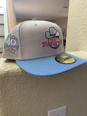 Texas Rangers 40th Anniversary SP Iced Lava 2Tone Topperz Store 7 3/8 ...