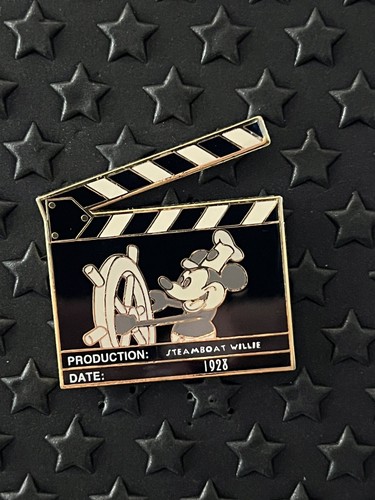 2007 Disney Shopping Pin Clapboard Steamboat Willie Mickey Mouse LE 500 ...