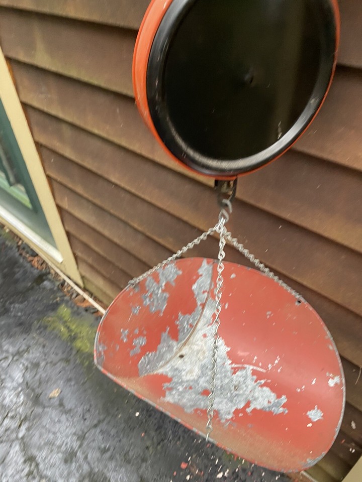 Vintage 20# Chatillon Produce Hanging Scale Basket/Pan W/Chains | eBay