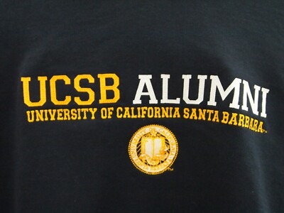 UC Santa Barbara Alumni Sweatshirt Hoodie Navy Gold UCSB Gauchos | eBay
