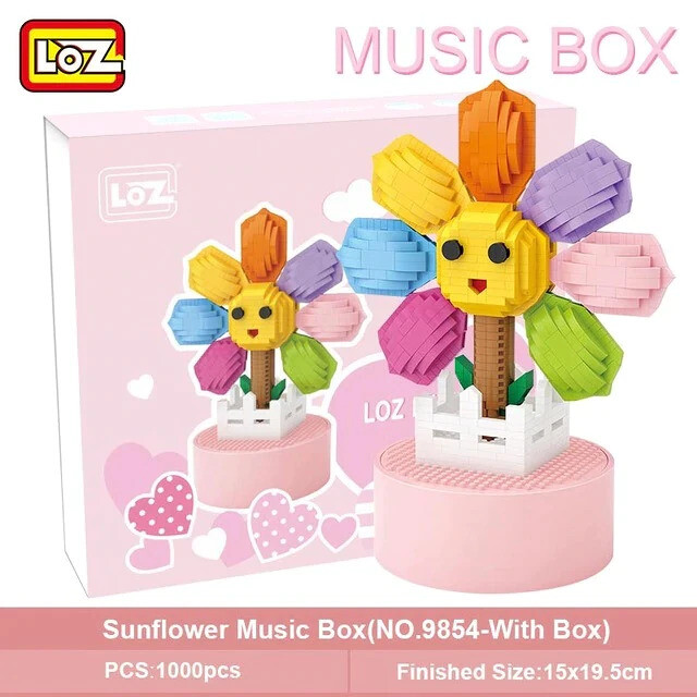 LOZ Sunflower Music Box | eBay