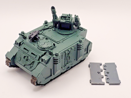 Warhammer 40k Dark Angels Razorback/Rhino - Forgeworld Doors & Turret ...