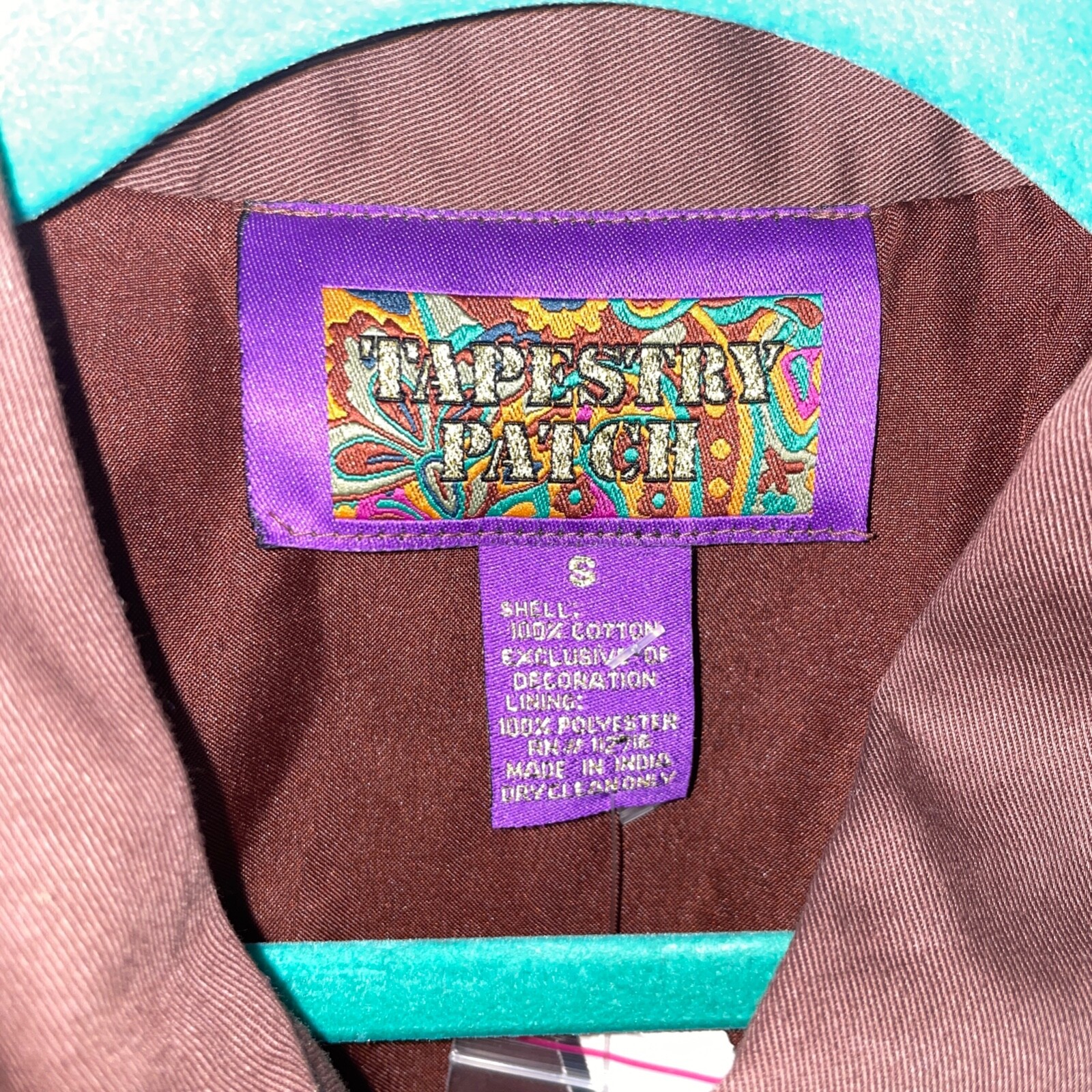 NWT Tapestry Patch Sunflower Fall Boho Beaded Embroidered Jacket Blazer ...