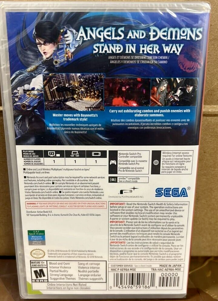 Bayonetta 1 + 2 + 3 Trilogy - Nintendo Switch Factory Sealed Bundle | eBay