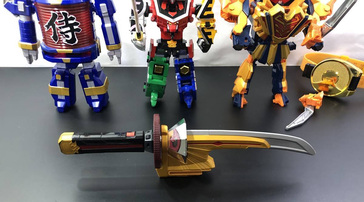 Power Rangers Samurai Shinkenger DX Megazord Morpher 32p Set ShinkenOh ...