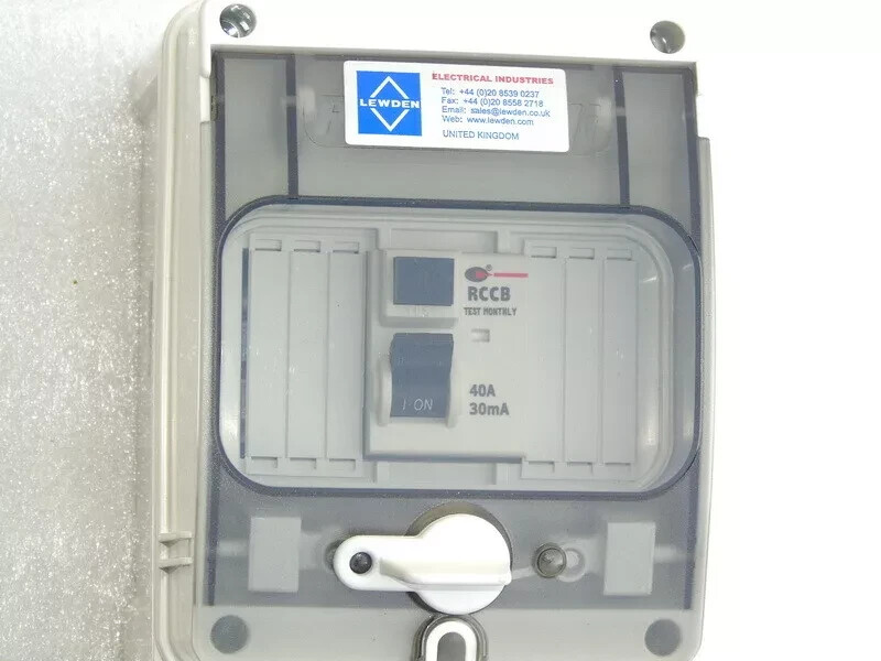 NEW LEWDEN PALAZZOLI PMRCD32/401SITT 32A IP67 ELECTRIC SOCKET TRIP ...
