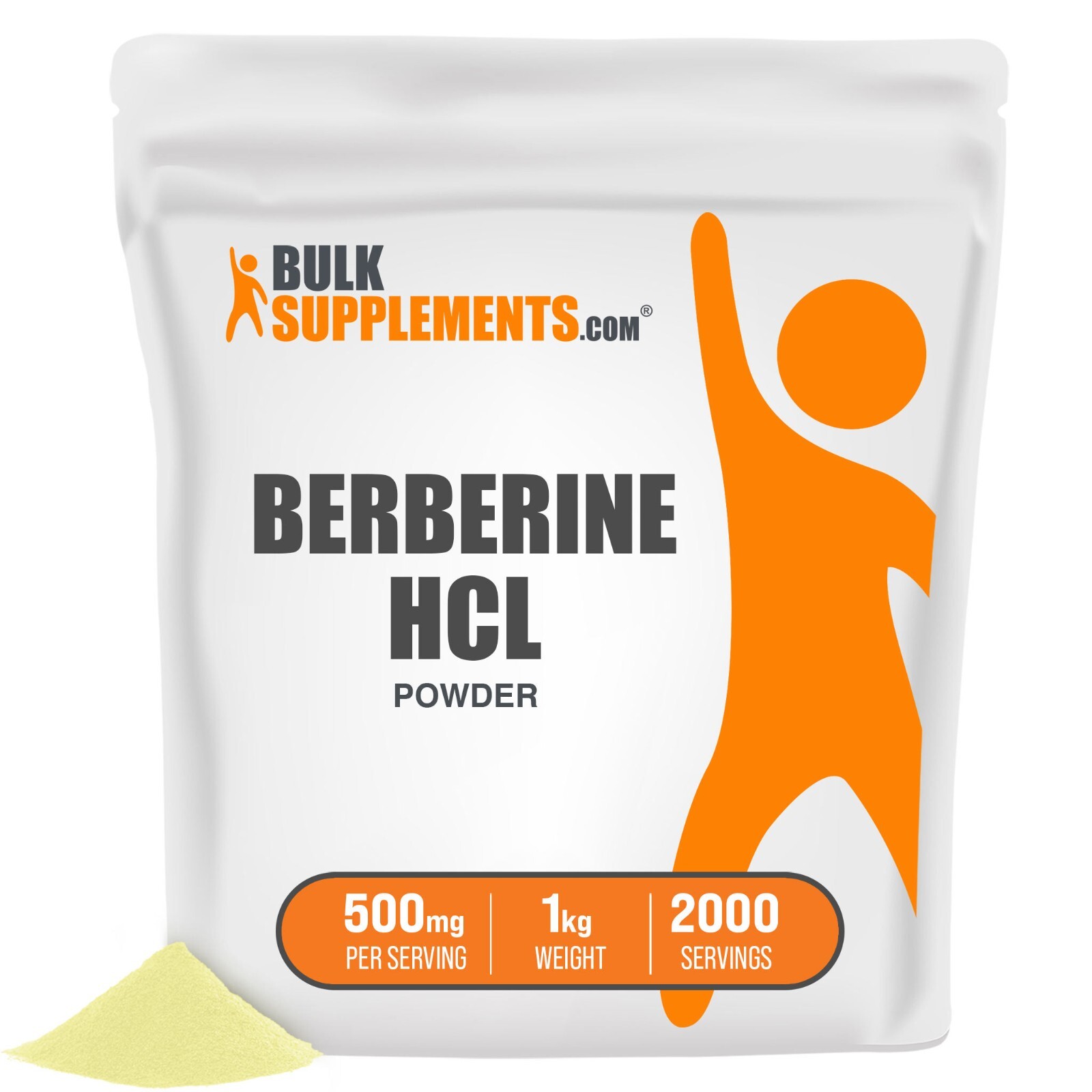 BulkSupplements.com Berberine HCl 500mg - Digestive Enzymes - HCl ...