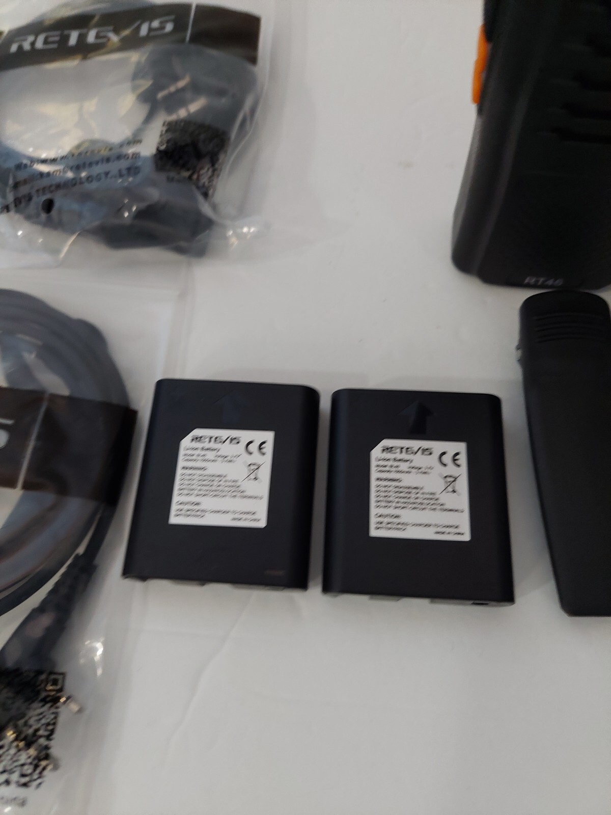 Set of 2-Retevis RT46 Two-Way Radios Long Range, Walkie Talkies for ...