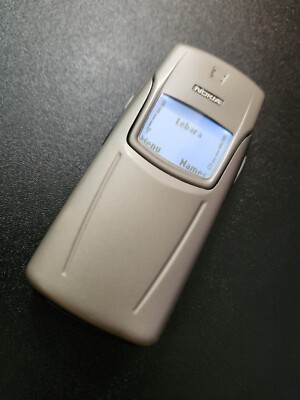 Vintage Nokia 8910 Natural Titanium Unlocked Rare Collectors Mobile ...
