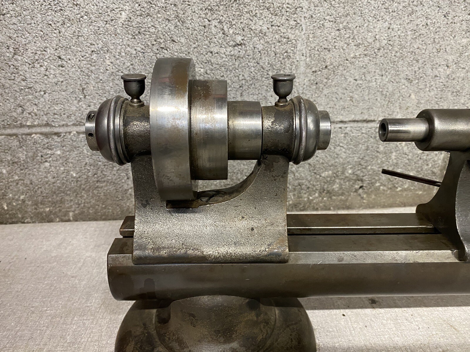 Vintage Elgin Watch factory WATCHMAKERS LATHE With Collet Closer Bar ...