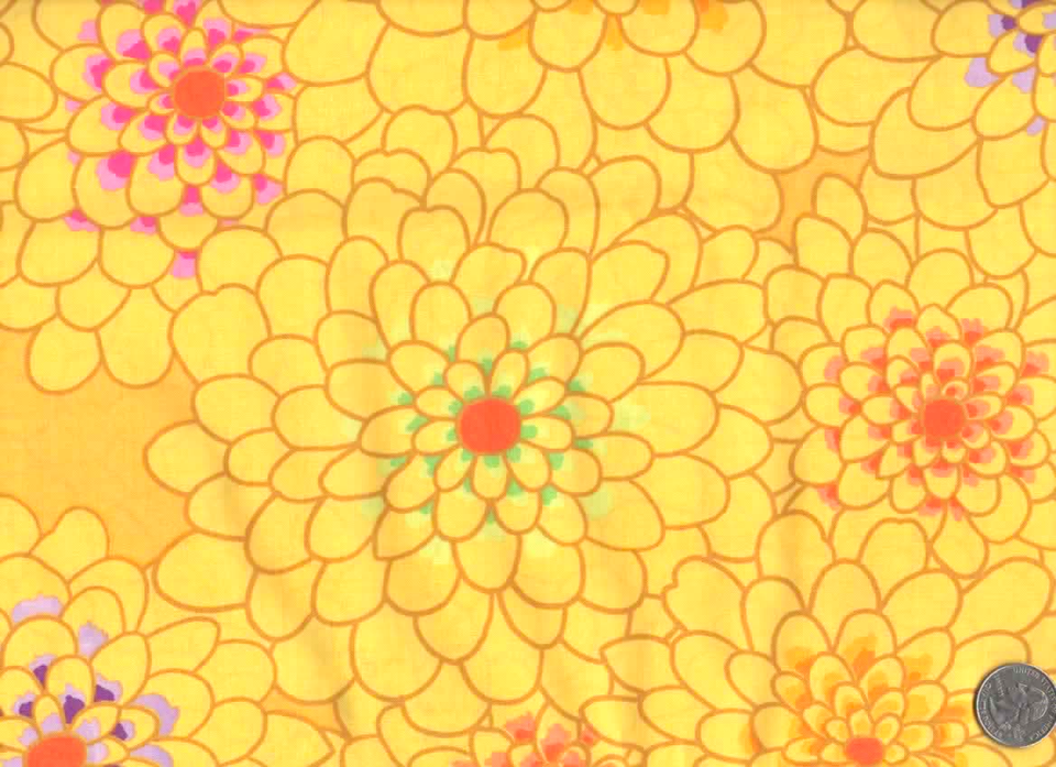 Kaffe Fassett for Rowan. #GP 116 Line Dance Yellow Background - by the ...