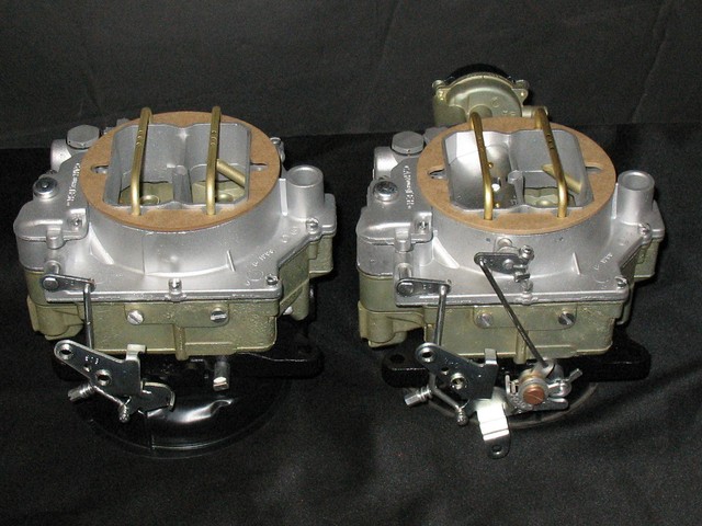 1957-1961 Dual Quad Carter WCFB Carburetors Corvette Chevy 283 270hp ...