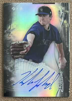 2014 Bowman Sterling Autograph Refractor Kyle Freeland Rookie /150 # ...