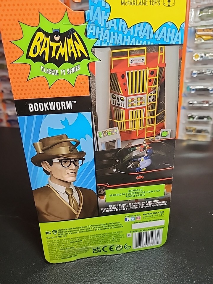 McFarlane DC Retro Batman 66 Comic Wave 10 Bookworm 6" Action Figure | eBay