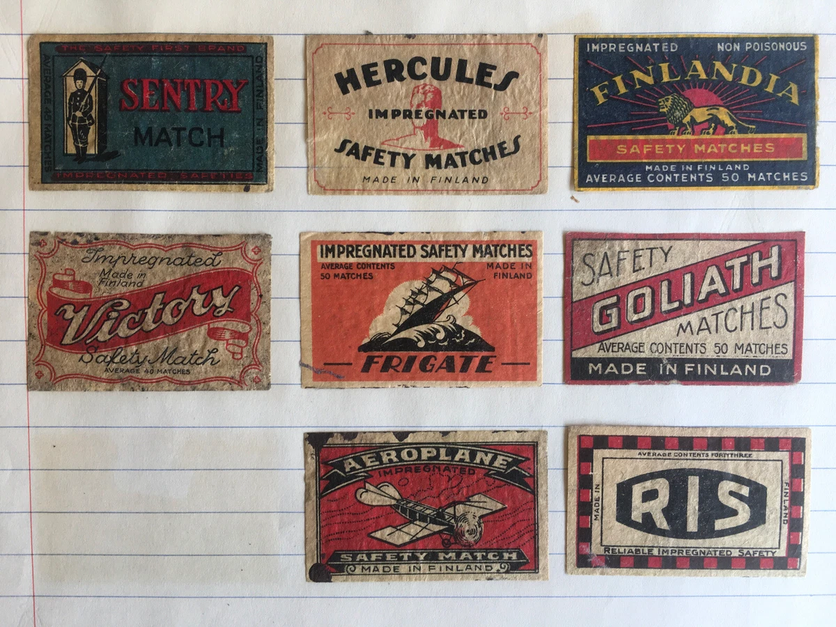 Vintage Matchbox Art