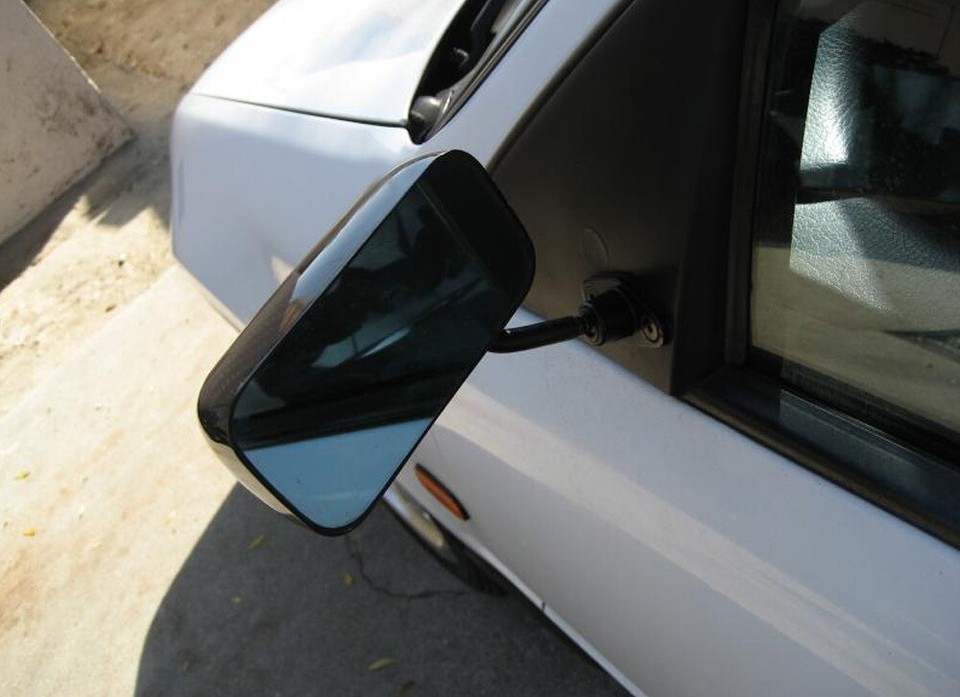 Universal F1 Style Side Mirrors w/Blue Glass For Acura Honda Mazda ...
