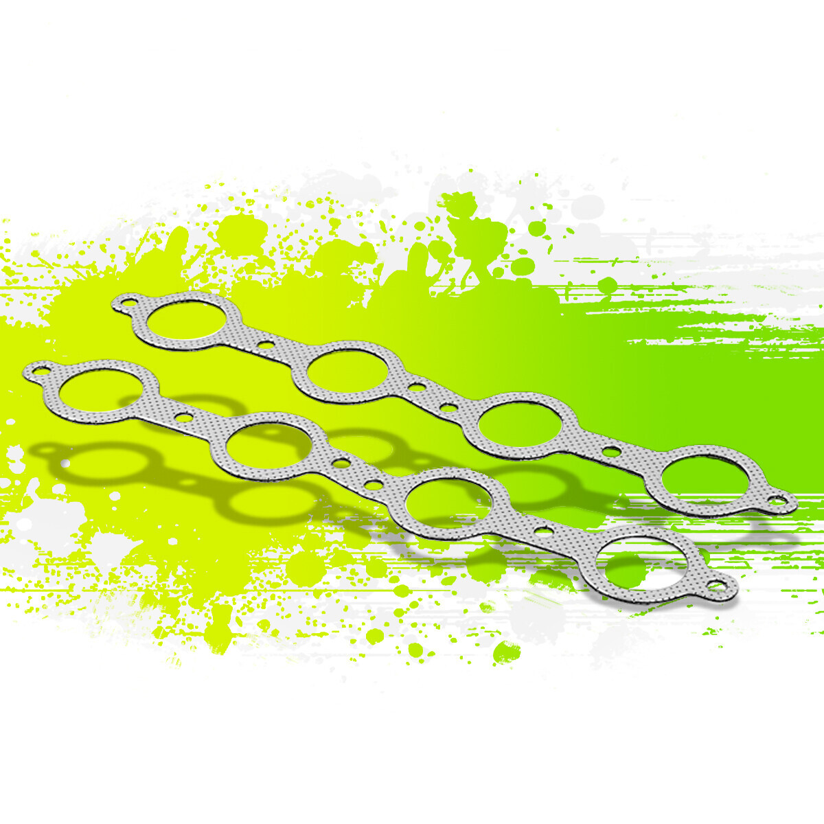 Graphite Header Exhaust Flange Gasket for Sierra Silverado Suburban ...