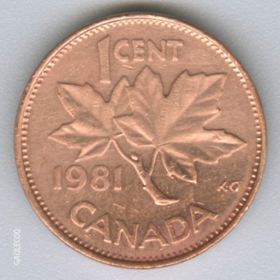 CANADA - 1981 CANADIAN 1 CENT COIN MONEY (No.2) | eBay