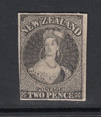 New Zealand, Perkins Bacon 2p Proof in Black on Card | eBay
