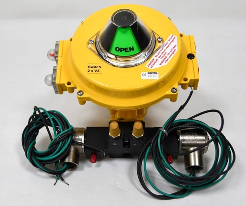 Kinetrol 7 Universal Limit Switch Box w/077-100 Pneumatic Actuator | eBay