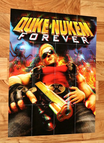 Duke Nukem Forever Very Rare 3D Poster 58x47cm with Glasses PS3 Xbox ...