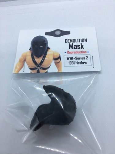 Demolition Mask Helmet WWF Hasbro 1991 Series 2 Reproduction Replica ...