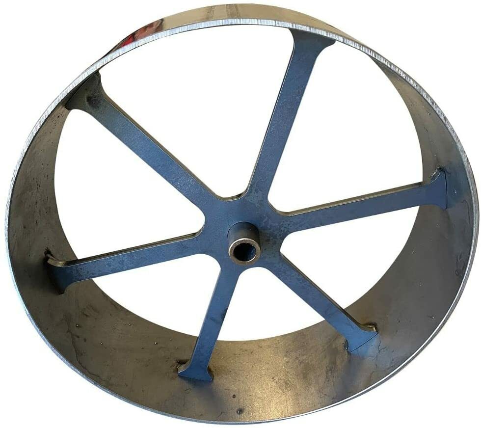 LavaLock Heavy Duty 10" Carriage Style Steel Smoker Wheel for Custom ...
