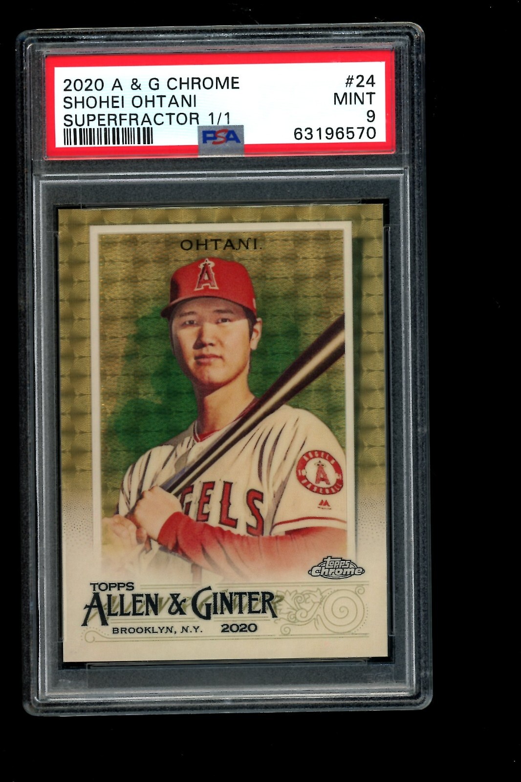 2020 Topps Allen & Ginter Chrome - Superfractor #24 Shohei Ohtani /1 ...