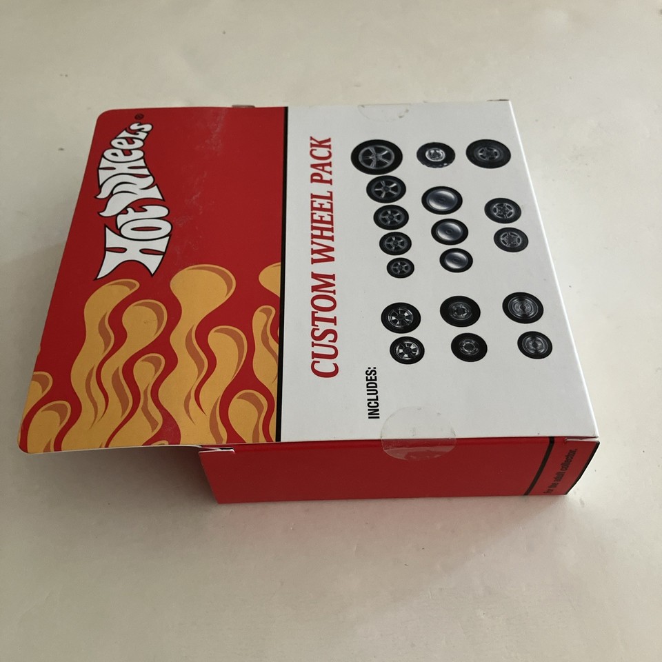 HOT WHEELS RLC Custom Wheel Pack Includes Tune-Up Tool Sealed NICE ...