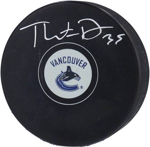Thatcher Demko Vancouver Canucks Signed Hockey Puck | eBay