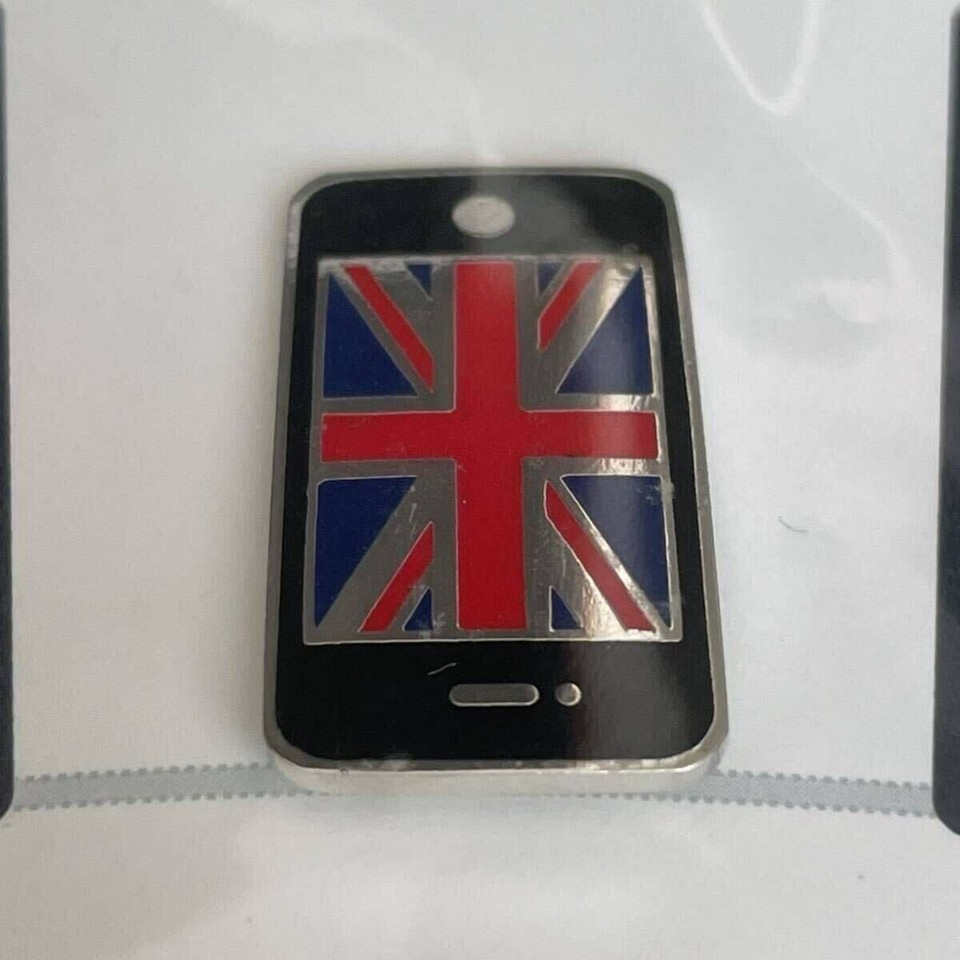 Apple London 2012 Olympics Commemorative Badge Unopened Black Pin ...