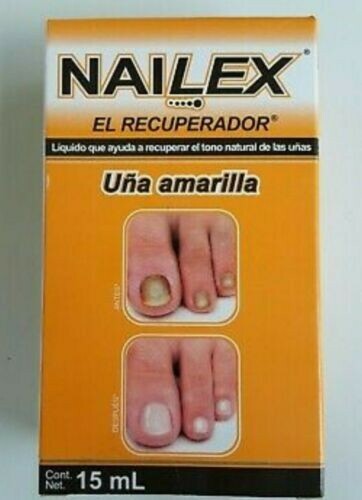 2 Nailex El Recuperador De Uñas Amarillas Yellow Toenail Solution Exp ...