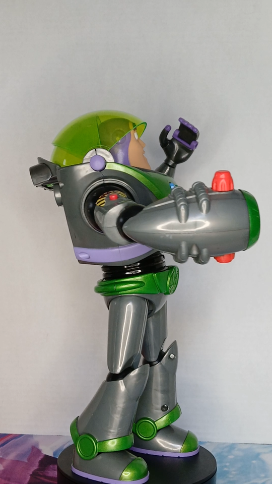Buzz Lightyear Night Time Rescue Toy Story Gray Electronic Light ...