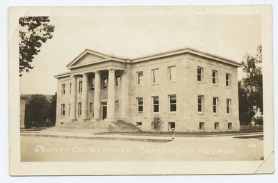 County Courthouse Carson City Nevada RPPC | eBay