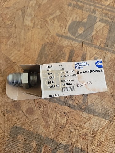 Cummins Male UnionPart #129866 | eBay