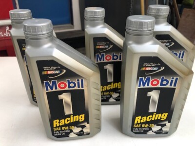 Mobil 1 Racing Synthetic Motor Oil 0W30 ***5 Quarts**** UNOPENED! | eBay