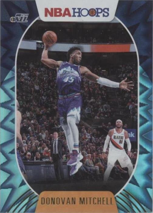 2020-21 Panini NBA Hoops - Donovan Mitchell #71 Teal Explosion for sale ...
