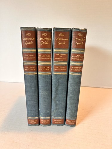 The American Guide 1949 Travel Guide for The United States 4 Volume Set ...