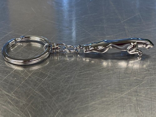 CLASSIC JAGUAR SMALL LEAPER SILVER KEY CHAIN CG5001 $15.95 EACH | eBay