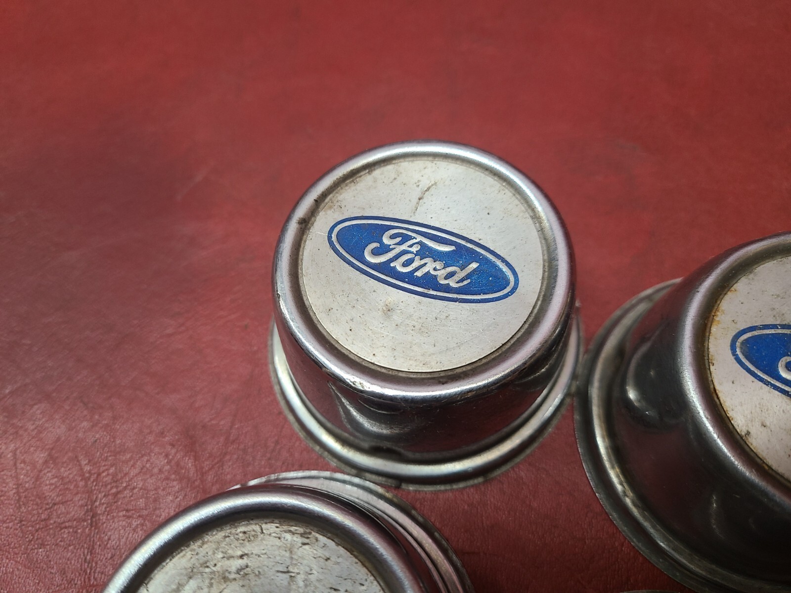 1988-1993 Ford Fiesta Wheel Center Cap Metal 2.75” Diameter SET E8BZ ...