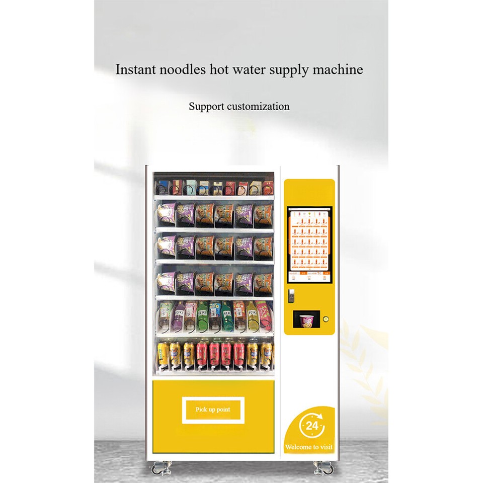 Snack Instant Noodle Vending Machine 24Hour With Hot Water Snack ...