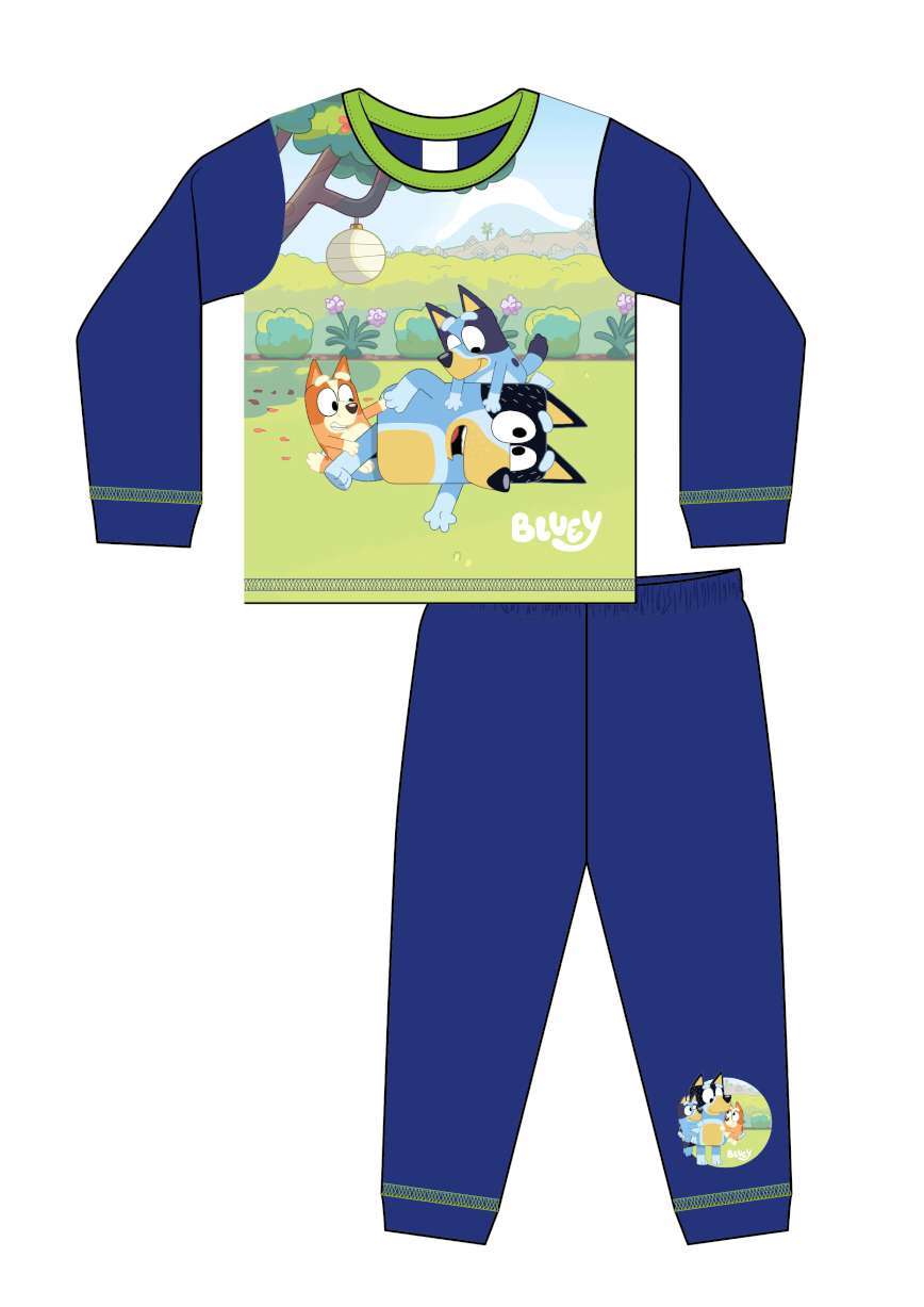 Bluey pyjamas girls boys long short sleeve nightwear kids set | eBay
