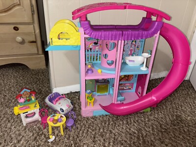 Barbie Chelsea Playhouse Transforming Dollhouse 12 Play Areas | eBay