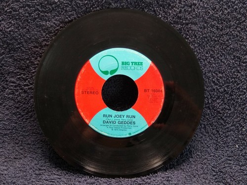 Big Tree Records - David Geddes - Run Joey Run - BT 16044 - Stereo | eBay