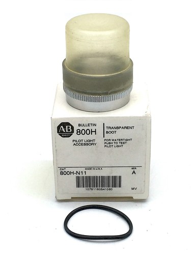 AB 800H-N11 Boot Transparent Pilot Light Button 800H Series A fits ...