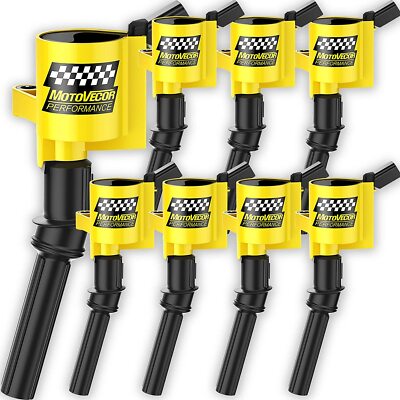 Ignition Coil Pack DG508 Motorcraft Spark Plug SP479 For Ford Lincoln ...